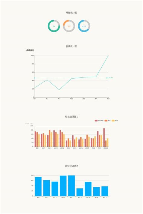 新拟态风格设计，html统计图表代码参考 17素材网