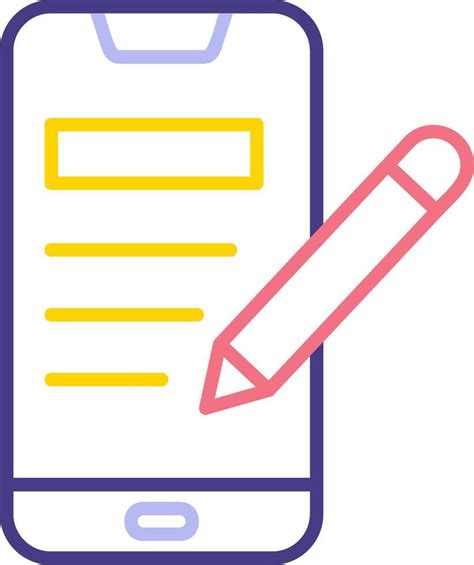Smartphone Notepad Vecto Icon 37842194 Vector Art At Vecteezy