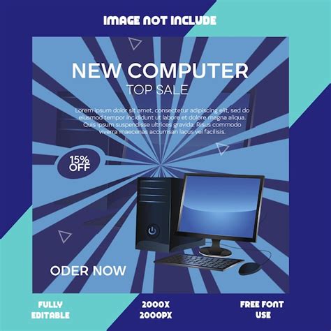 Premium Psd A Poster For New Computer Hardware Shows A Computer Monitor Premium Psd A Poster For New Computer Hardware Shows A Computer Monitor