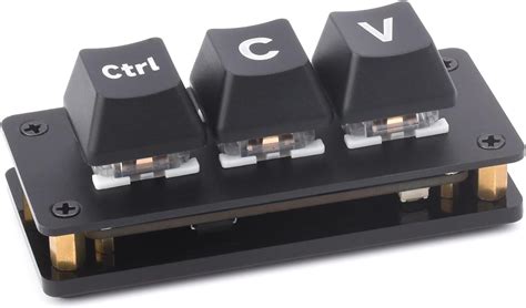waveshare ctrl c v shortcut keyboard for programmers 3 key
