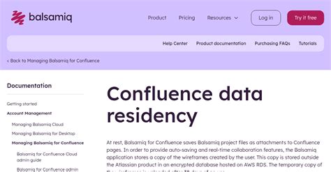 Balsamiq Confluence Data Residency And Storage Policy Balsamiq Documentation