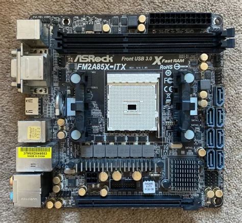 Asrock Fm2a85x Itx Mini Itx Motherboard Fm2 Socket Amd A Series And Athlon Ii X4 £29 99 Picclick Uk