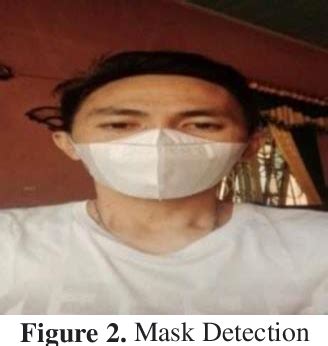 Figure From Haar Cascade Algorithm On Mask Detection System Based On Distance In Facing The