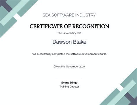 Free Computer Certificate Templates To Edit Online