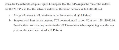 Consider The Network Setup In Figure 4 Suppose That Chegg Com