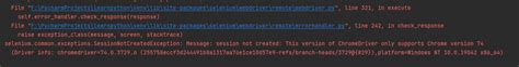 selenium common exceptions SessionNotCreatedException 抬头就能看到阳光 博客园