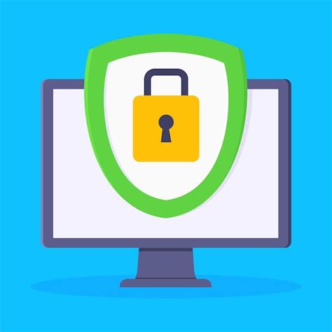 Premium Vector Privacy Policy Safety Lock And Data Protection Metaphor Shield With Padlock On