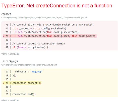 bug createconnectionnode js mysql par davidblue page 1 openclassrooms