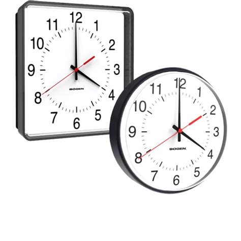 Analog Ip Roundsquare Clocks Bcap Network Synchronized Clocks For