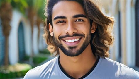 Premium Photo A Closeup Photo Portrait Of A Handsome Latino Man