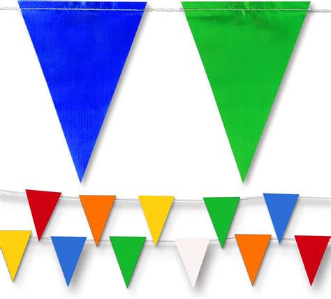 Pennant Safety Flags Flagging Banner Warning Flags