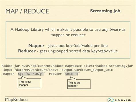 Introduction To Mapreduce Hadoop Streaming Big Data Hadoop Spark Tutorial Cloudxlab Pdf