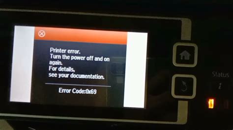 0x69 Printer Error Epson L1455 Error Code 0x69 Youtube