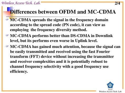 Ppt Multi Carrier Cdma Powerpoint Presentation Free Download Id 466115