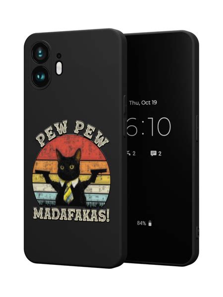 Силиконовый чехол Mcover для Nothing Phone 2 (Насинг Фон 2), Pew Pew ...