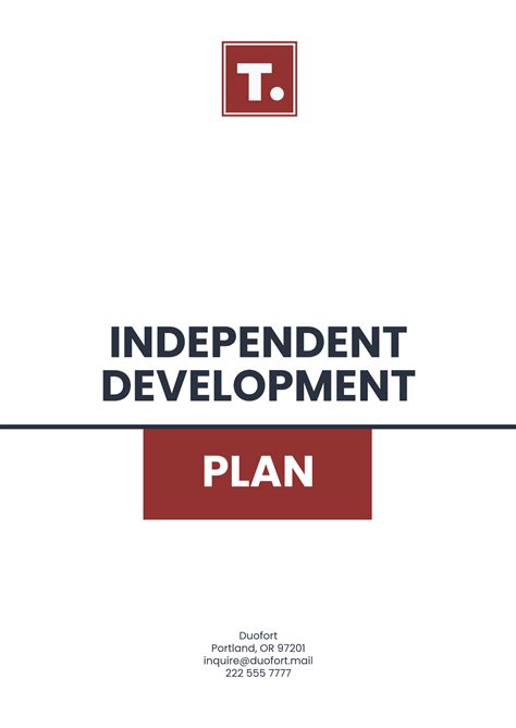 Free Development Plan Templates Editable And Printable