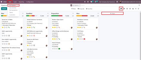 CRM Leads Opportunities Pipeline Odoo V Enterprise Edition Book