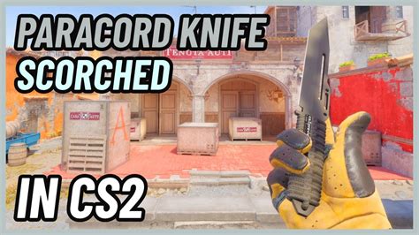 Cs2 Paracord Knife Scorched Cs2 Knife In Game Showcase [4k] Youtube