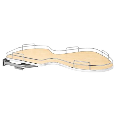 REV A SHELF 21 Single Tier Organizer For Blind Corner Right Maple Left Hand Rev A Shelf 5371 21