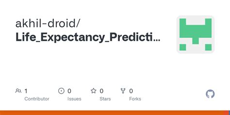 Life Expectancy Prediction Main1 Ipynb At Main · Akhil Droid Life Expectancy Prediction · Github