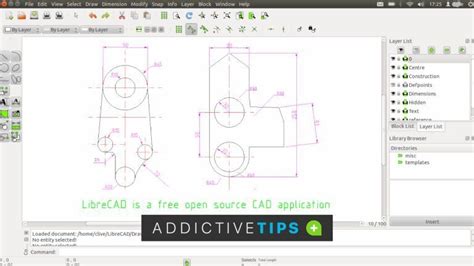 How To Install LibreCAD On Linux Addictive Tips Guide