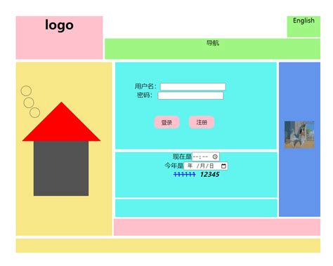 html css网页布局示例 csdn博客