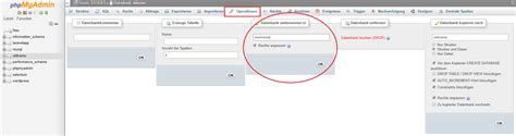 sql how to rename database using phpmyadmin tool stack overflow