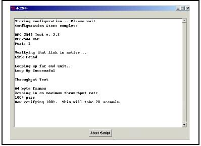 Ethernet Testing Procedure Using FST