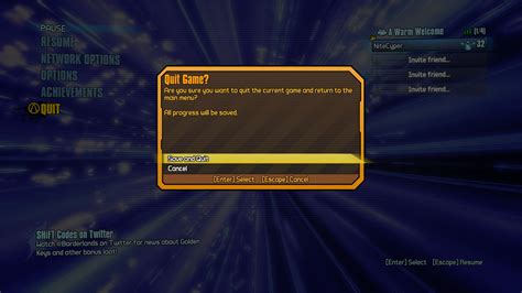 Borderlands 2 If I Save And Quit Does It Save For Teammates Arqade