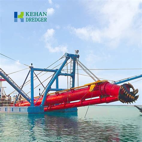 Full Hydraulic Control Sand Cutter Suction Dredger Dredging Barge Boat Mining Equipment And