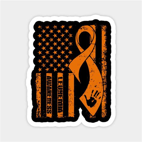 Leukemia Awareness Flag Ribbon Magnet Leukemia Artofit