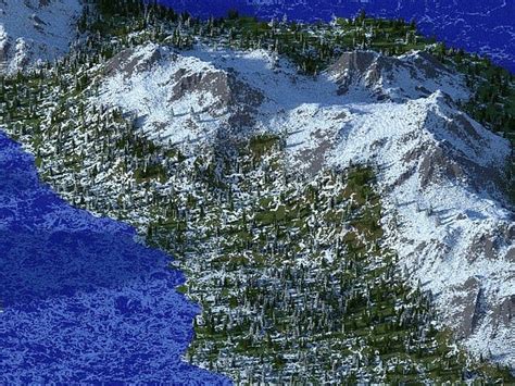 Frozen Fjord A Christmas Special Terrain Minecraft Map