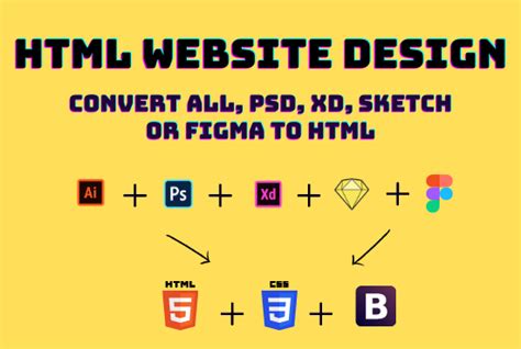 I Will Design Html Css Website With Responsive Bootstrap For 70