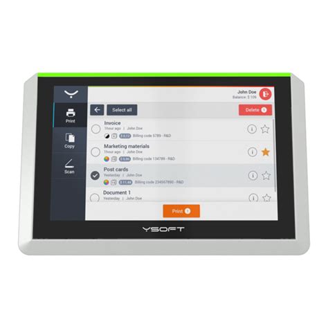 Ysoft Safeq 6 Documentation Pdf Download Manualslib