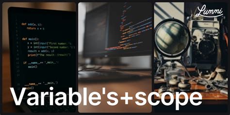 Variables Scope Images — Free Hd Download On Lummi