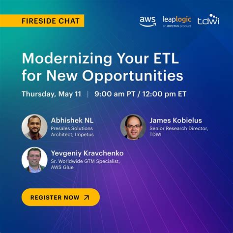 Abhishek Nl On Linkedin Modernizing Your Etl For New Opportunities Transforming Data With
