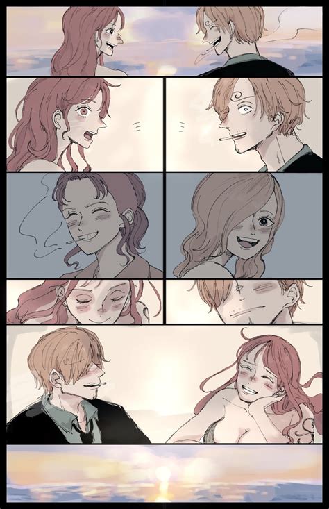 Nami Sanji Bellemere And Vinsmoke Sora One Piece Drawn By Usn 18 Danbooru