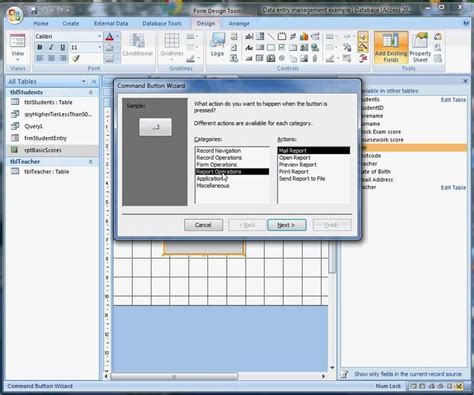 Sending Database Reports Via Email