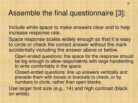 Questionnaire Design Asst Prof Dr Emrah Oney Ppt Download