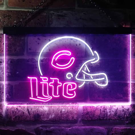 Chicago Bears Helmet Neon Like Led Sign Pro Led Sign