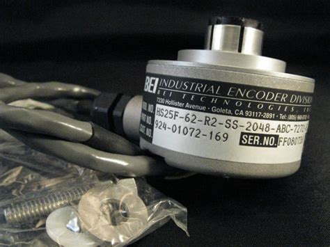 Bei Incremental Optical Encoder HS F R SS ABC SCS New Process Industrial Surplus