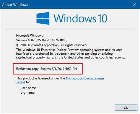 Windows Insider Preview Build Released With Build Expirations