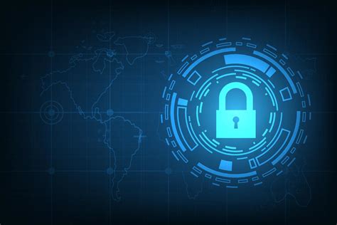 Vector Abstract Digital Technology Background With Concept Security 14468621 Vector Art At Vecteezy