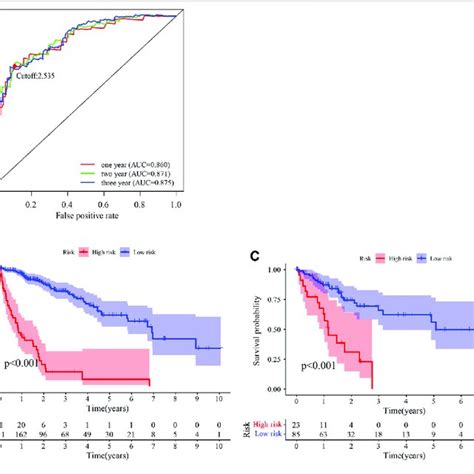 Predictive Performance Of The Risk Score Model A Time Dependent