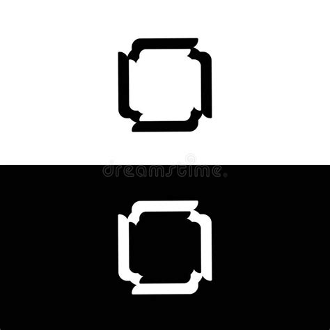 Rectangle Vector Logo Template Stock Vector Illustration Of Community
