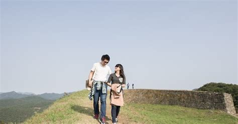 단양 온달평강 로맨스길 걷는 선남선녀