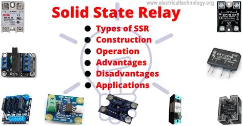 Solid State Relay Types Of Ssr Relays Types And Operation