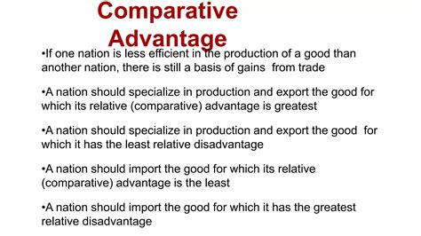 Unit 2 Lecture 3 Comparative Advantage Theory Pptx