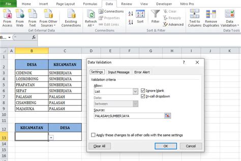 Membuat Dropdown List Dinamis Dengan Data Validation Di Excel Depot Excel