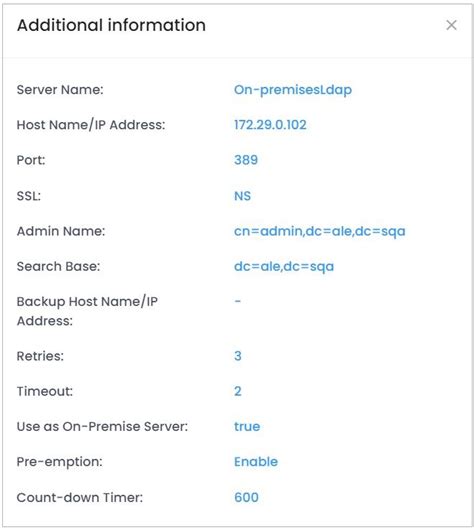 Ldap Servers Management